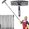 Amazon.com: 20+ Feet Reach 2 in 1 Window Washing Squeegee & Duster with ...