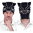 Marvel Venom Intarsia Roll Down Cuff Beanie Hat, Black, One Size at ...