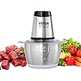 Amazon.com: VEVOR Food Processor, Mini Electric Chopper 400W, 2 Speeds Electric Meat Grinder ...