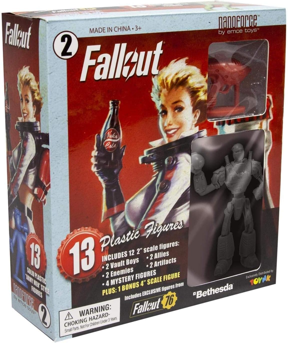 toynk Fallout Nanoforce Series 1 Army Builder Figure Collection – Boxed ...