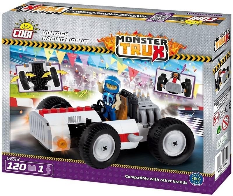 Cobi 20060 Monster Trux Vintage Race Track Racing Circuit 120 Pieces ...