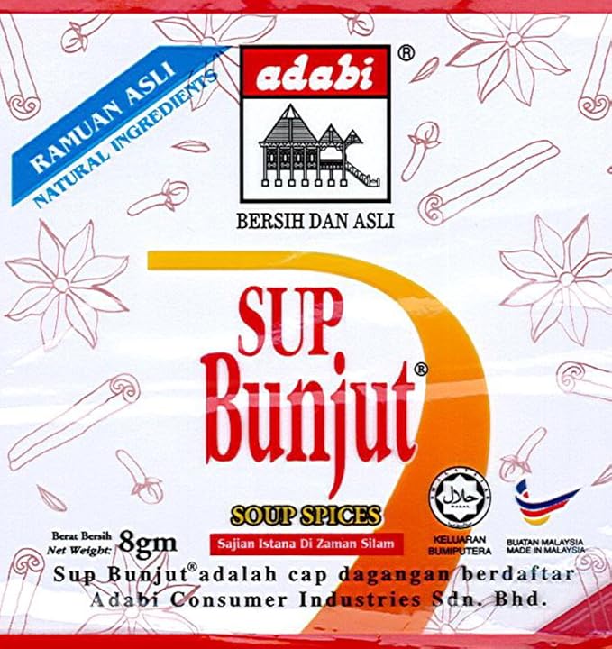 Adabi Sup Bunjut Soup Mix Spices 8 g: Amazon.co.uk: Grocery