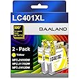 Amazon.com: LC401XL Yellow Ink Cartridges Replacement for Brother LC401 ...