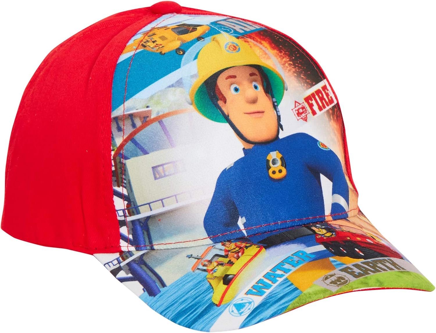 Fireman Sam Boys Baseball Cap Red 54cm: Amazon.co.uk: Clothing