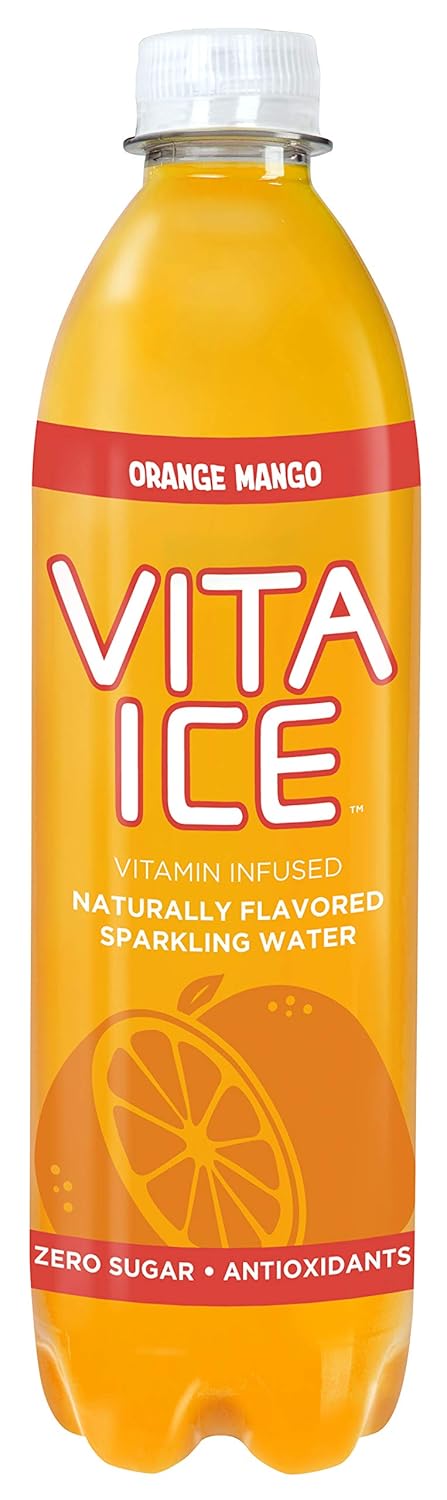 Vita Ice Orange Mango, 12 Pack, 17 oz. Bottles: Amazon.com: Grocery & Gourmet Food