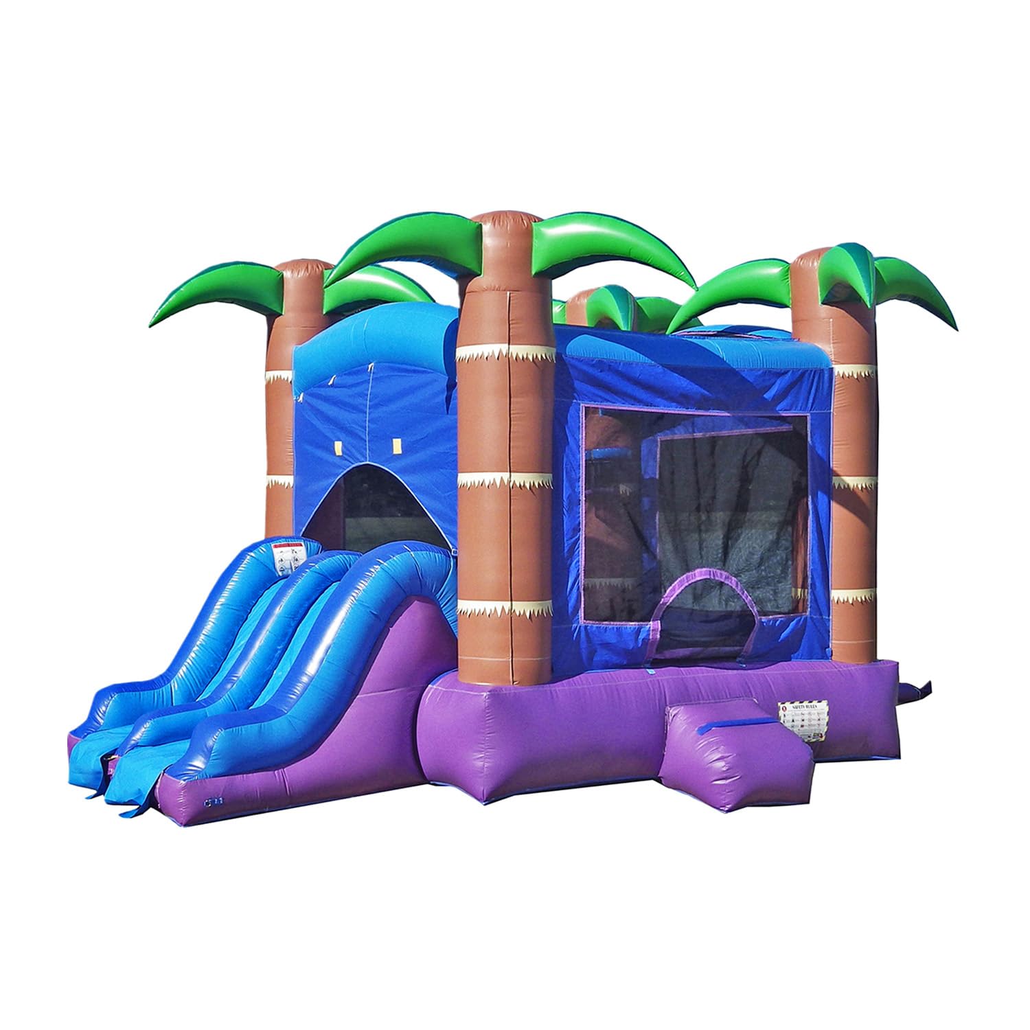 HeroKiddo Enchanted Forest Commercial Grade Bounce House with Dual ...