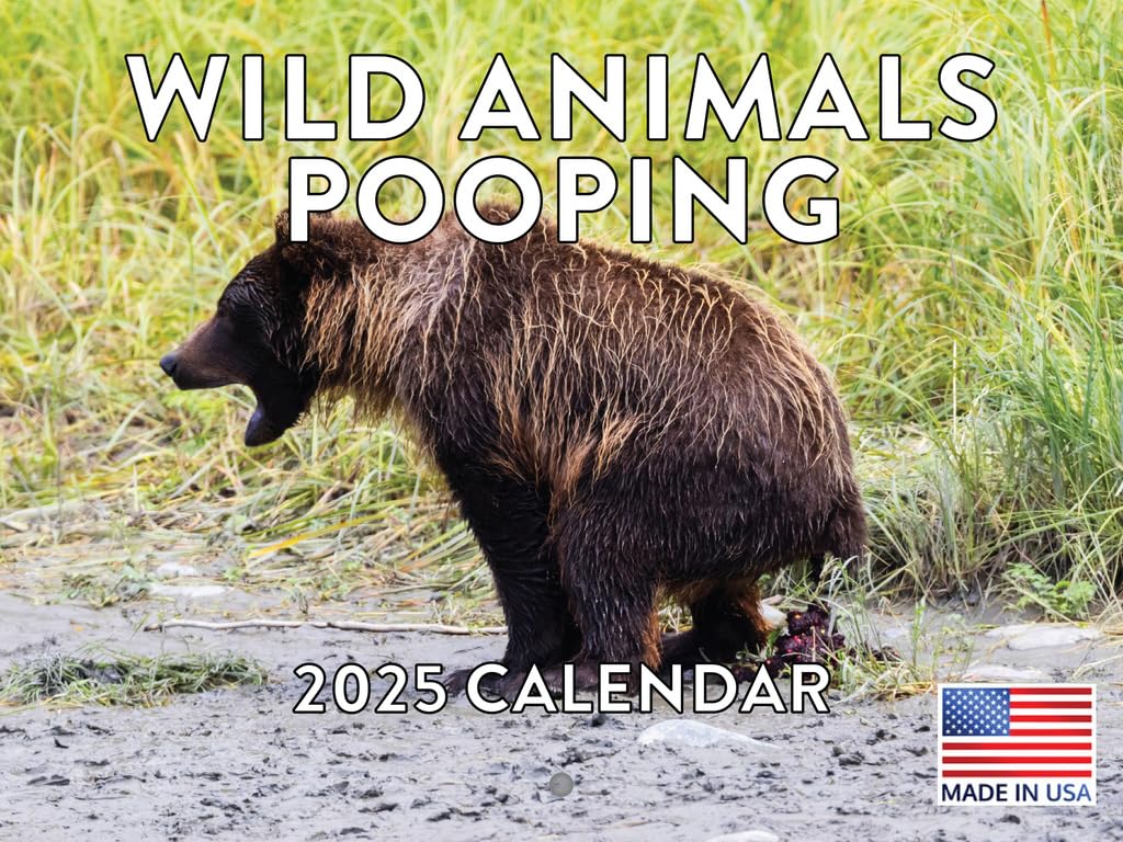 Mua Wild Animals Pooping Funny Calendar 2025 Goofy Gifts For Boys trên ...