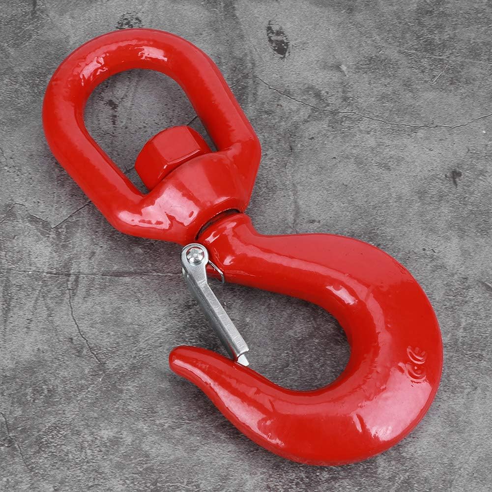 3T Crane Hook Alloy Steel Swivel Lifting Hook with Latch Swivel Eye ...