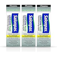 Amazon.com: Salonpas LIDOCAINE Plus Pain Relieving Liquid (Pack of 2 ...
