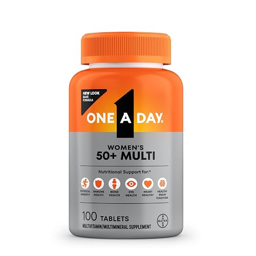 One A Day Multivitamin for Women 50 and Over Tablets, Womens ...