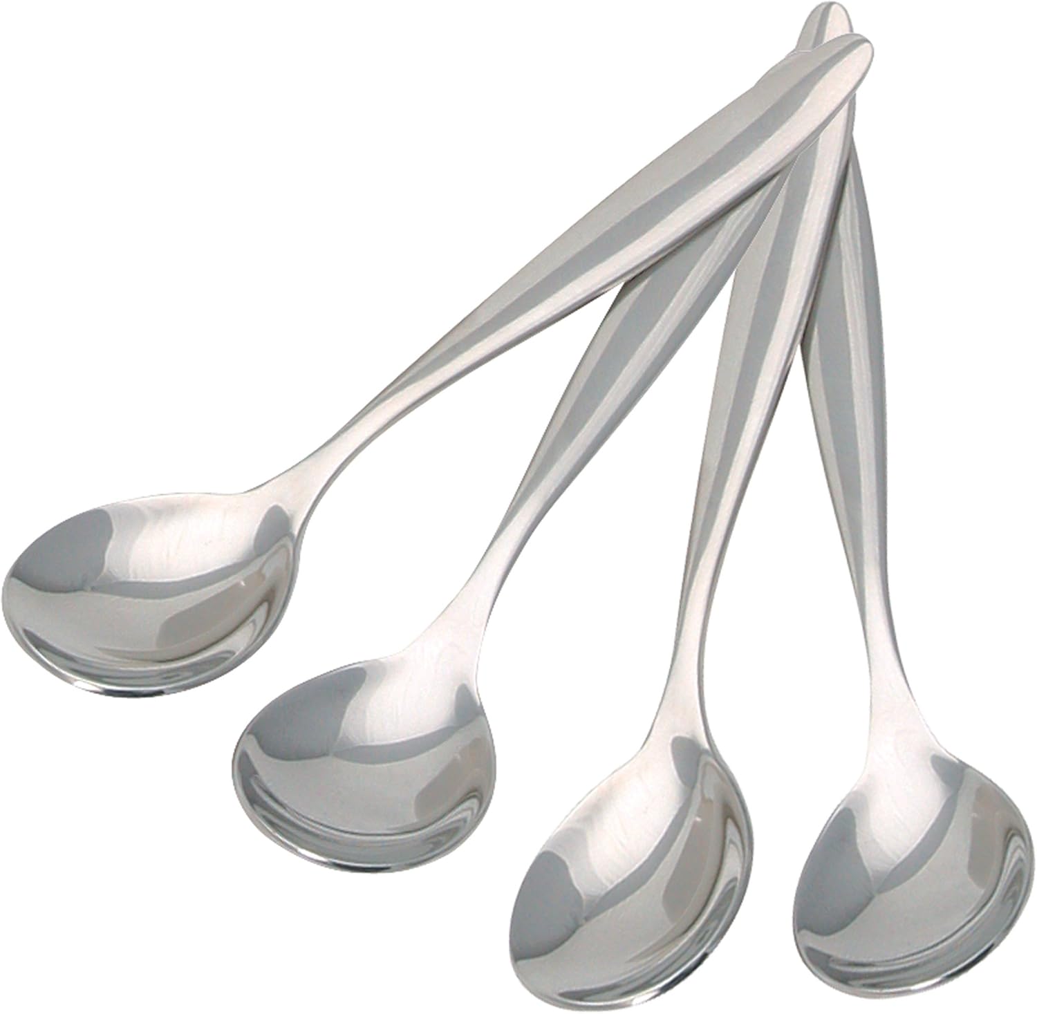 KitchenCraft Stainless Steel Egg Spoons (Set of 4): Amazon.co.uk ...