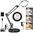 Amazon.com: Magnifying Glass with Light and Stand, 10X Magnifying Lamp ...