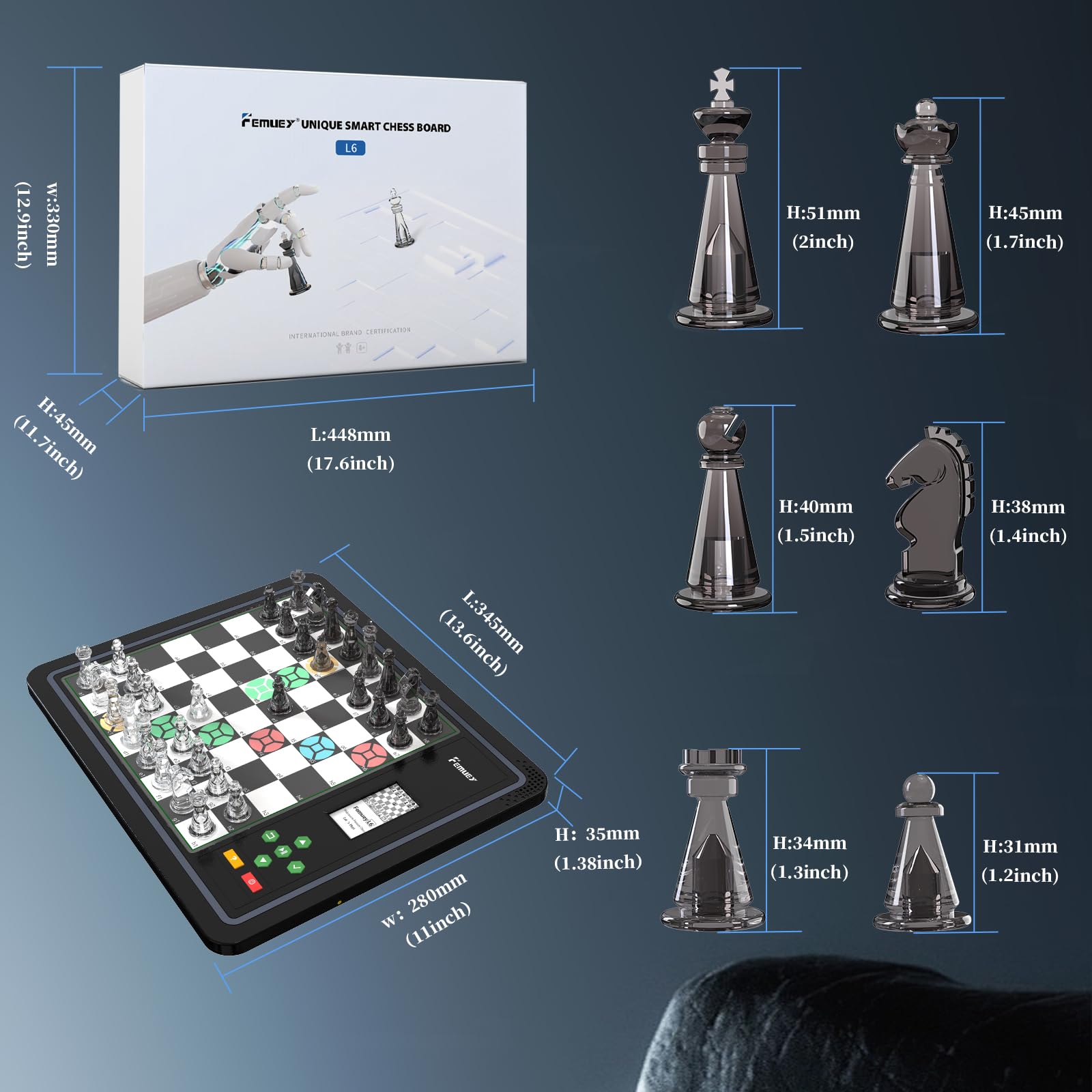 Electronic Chess Set, Computer Chess Game, Electronic Chess Board Game ...