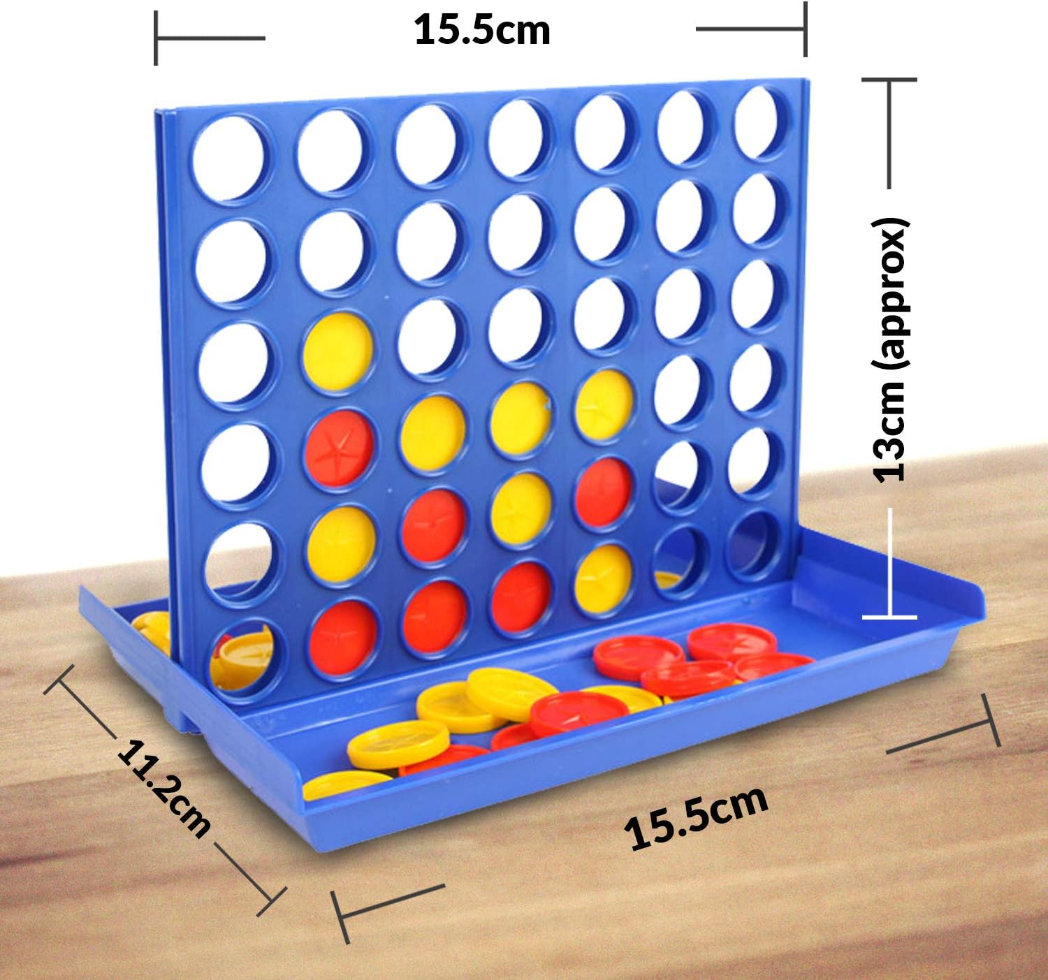 Four In A Row Game Set Portable, Educational, and Fun Game for Children ...