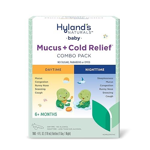 Infant and Baby Cold Medicine, Hyland's Naturals Baby Mucus + Cold ...