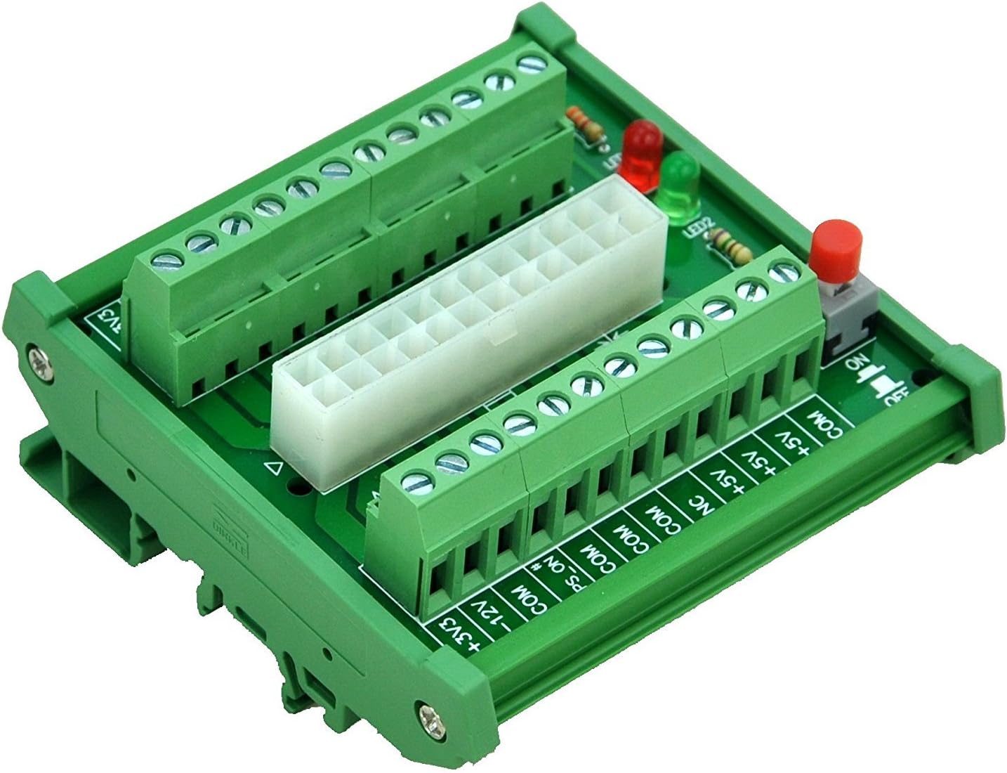 Electronics-Salon DIN Rail Mount 24/20-pins ATX DC Power Supply ...