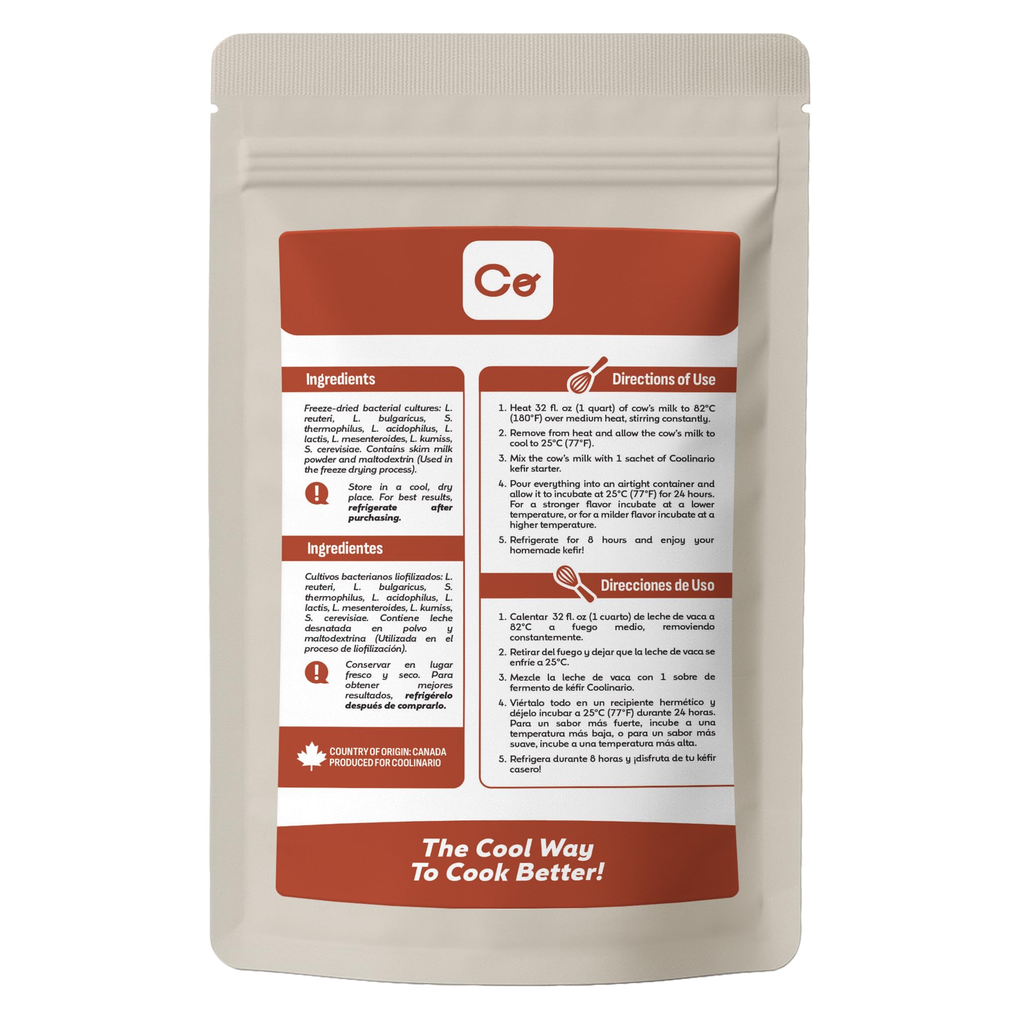 Mua Coolinario L Reuteri Kefir Starter Powder (10-Pack, 1.5g Sachets ...