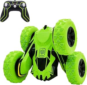 Amazon.com: Threeking RC Cars Stunt car Remote Control Car Double Sided 360° Flips Rotating ...