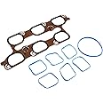Amazon.com: X AUTOHAUX Cylinder Engine Intake Manifold Gasket Upper and ...