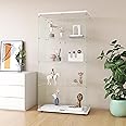 Amazon.com: Shengrunner Frameless Glass Display Cabinet, Curio Cabinet Display Case with Lock ...