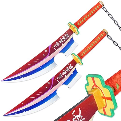 Zisu Tengen Two Swords - 31 inches, Hashira Pillars & Uzui Sword for ...
