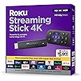 Amazon.com: Roku Streaming Stick 4K Streaming Device 4K/HDR/Dolby Vision with Voice Remote and ...