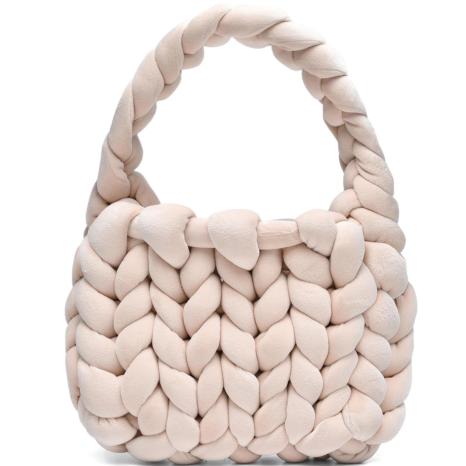 Handwoven Tote Bags for Women Chunky Yarn Knit Shoulder Bag Handmade ...