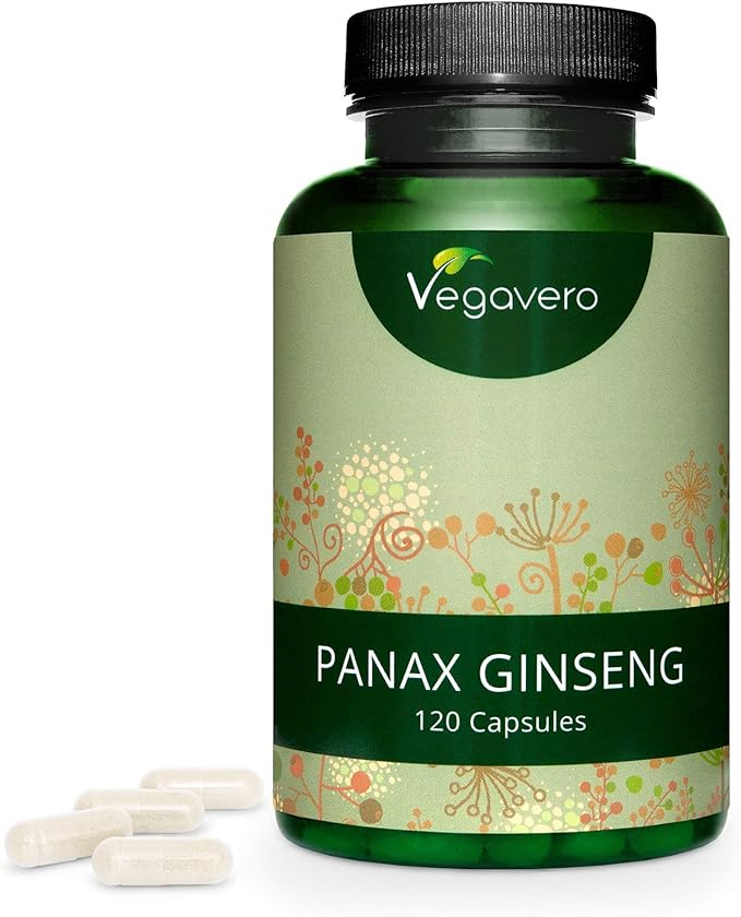 PANAX GINSENG COREANO Vegavero® | 4800 mg | con 120 mg di Ginsenosidi ...