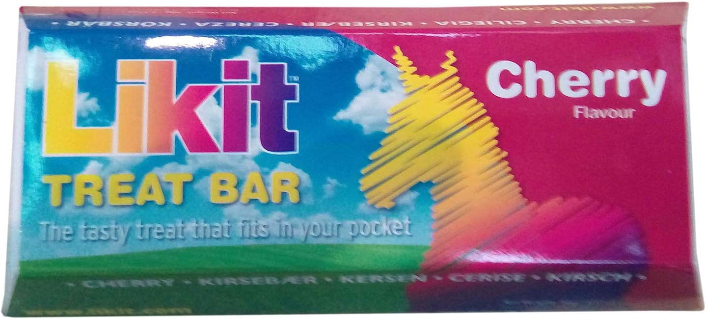 Likit Horse Treat Bar x 1, Cherry, Apple, Mint, 90G: Amazon.co.uk: Pet ...