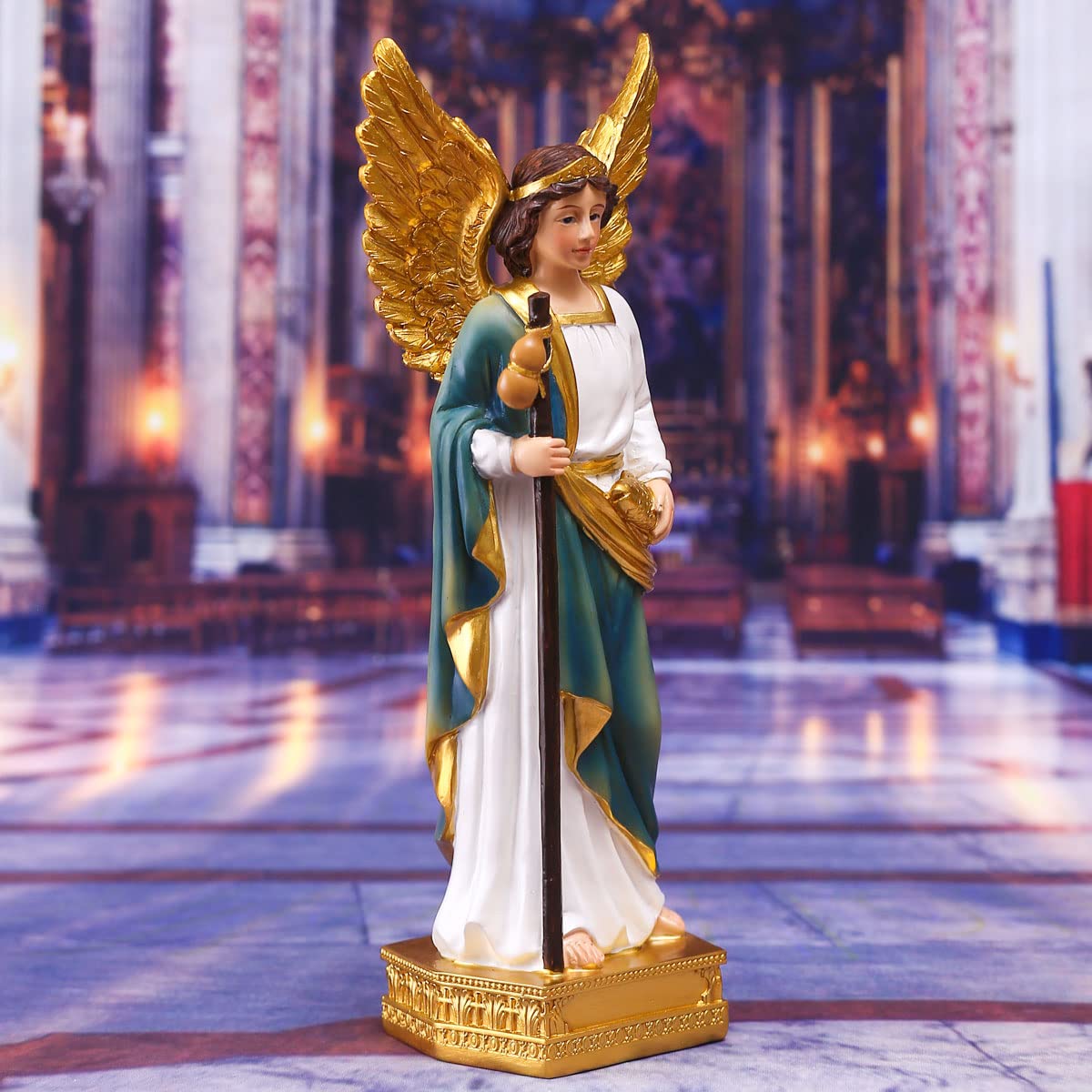 Mua Statue of the Archangel Raphael, Catholic Gift Figurines of ...