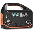 Amazon.com : Portable Power Station 600W 293Wh Camping Lithium Battery, Portable Generator for ...