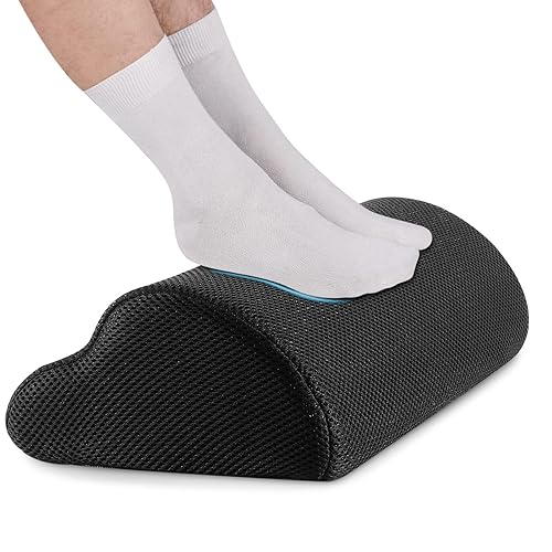 Ergonomic Foot Rest for Under Desk at Work, Comfort Gaming Foot Stool ...