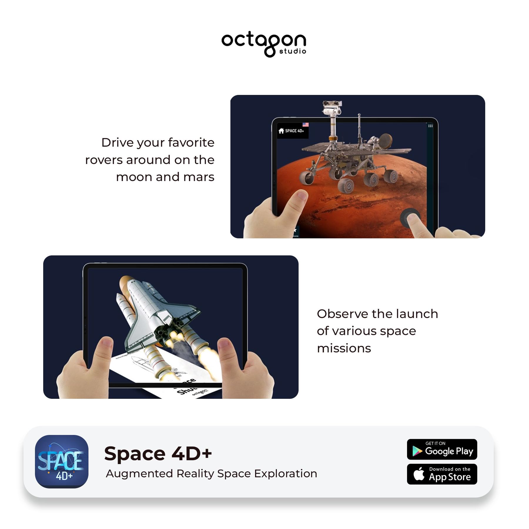 Space 4D+ Augmented Reality Flashcards – Interactive Space Exploration ...