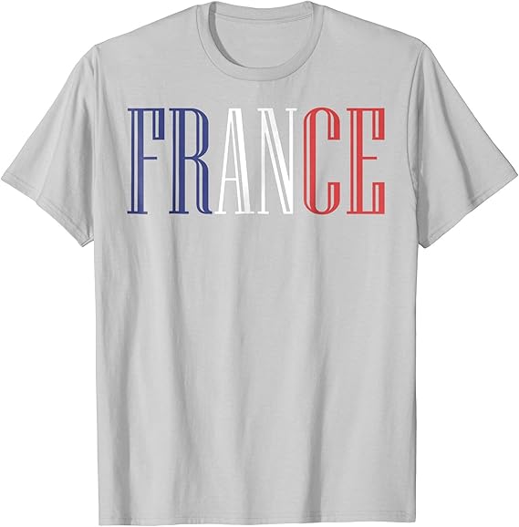 Amazon.com: Flag of France T-shirt Tee Tees T Shirt Tshirt: Clothing