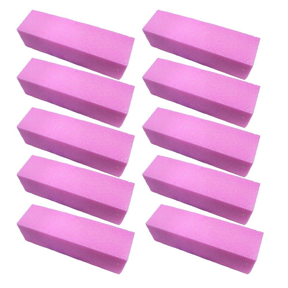 Amazon.com : 20pcs Sponge Nail Art Buffer Buffing Sanding Block ...