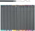 Amazon.com: Niutop Planner Pens 0.38mm Colored Sketch Drawing Pens Fine ...