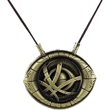 HUAWELL 2 Piece Doctor Strange Necklace Eye of Agamotto Costume Prop ...