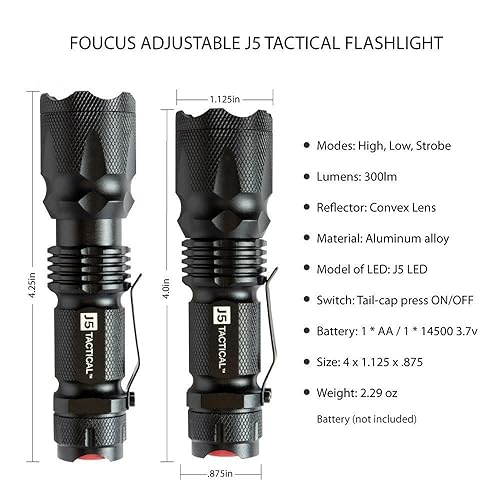 J5 Tactical V1 Pro Flashlight Review - The Best Flashlight for EDC