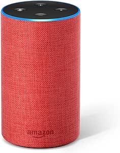Amazon.com: Echo (2nd Generation) - Smart speaker with Alexa, (RED ...