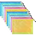 Amazon.com : 10 pcs A5 Zipper File Bags, baotongle Zippered Waterproof ...