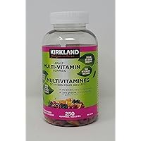 Kirkland Signature Adult Multi-Vitamin Gummies Made with Organic ...