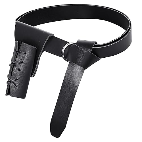 Medieval Renaissance Belt Sword Dagger Frog Flintlock Case Leather ...