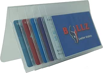 Heavy Duty Vinyl Plastic Secretary Inserts for Long Wallets- 6 Pages at ...