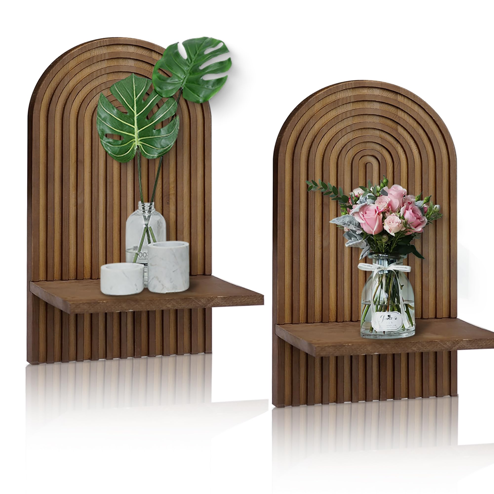 LIYAOLI Boho Shelves Bohemian Decorative,Vintage Wall Shelf Boho Chic ...