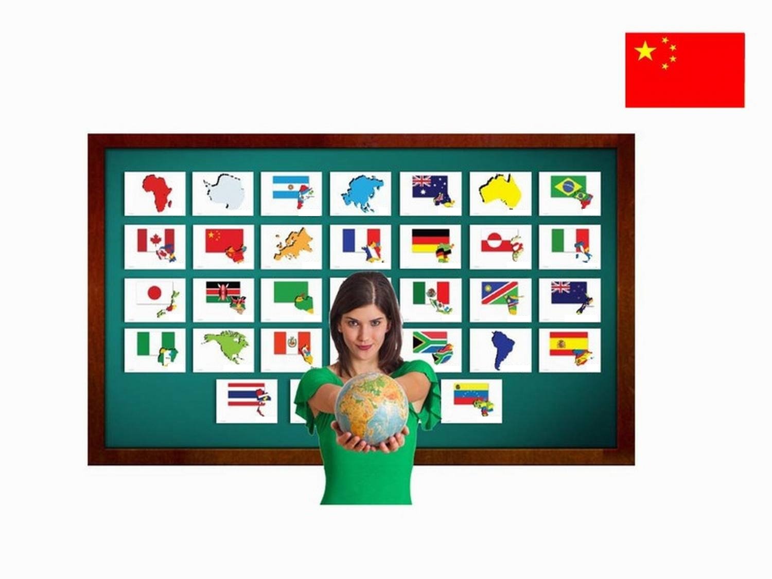 Buy Continents, Countries and s Flashcards in Chinese - Traditional ...