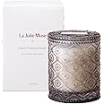 Amazon.com: LA JOLIE MUSE Scented Candle, Scented Candles for Home, Linen Scented Candle, 6 oz ...