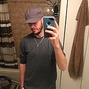 CACUSS Men's Cotton Army Cap Cadet Hat Military Flat Top Adjustable ...