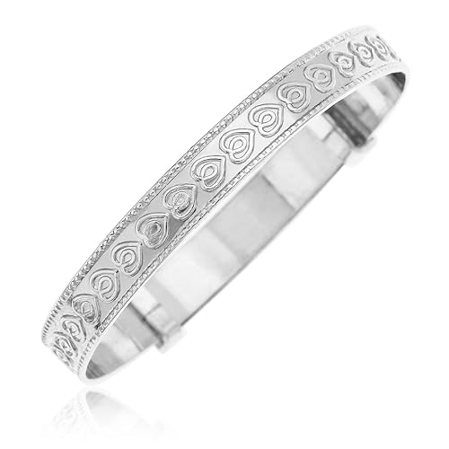Ornami Children's Sterling Silver Expander Bangle: Amazon.co.uk: Jewellery