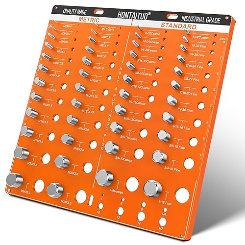 54 Nut and Bolt Thread Checker Standard and Metric,Bolt Size and Thread ...