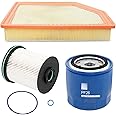 Amazon.com: Diesel 6.6L Duramax Filter Kit- TP1015, PF26 A3248C (84554703) Fuel/Oil/Air Filter ...